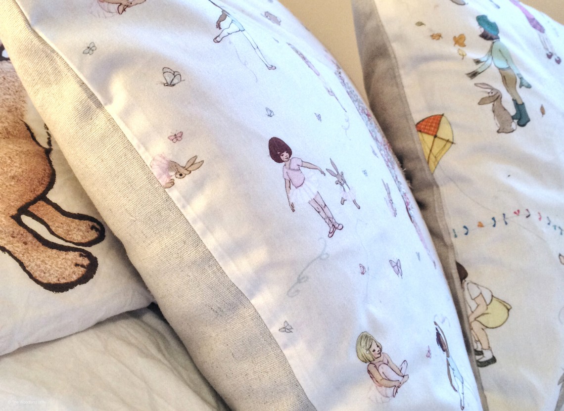 How to make a cushion cover using Belle and Boo "Classic" Fabric | The ...